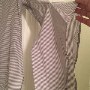 a.n.a | Tops | Menswear Look Blouse With Flowy Open Sleeves | Poshmark